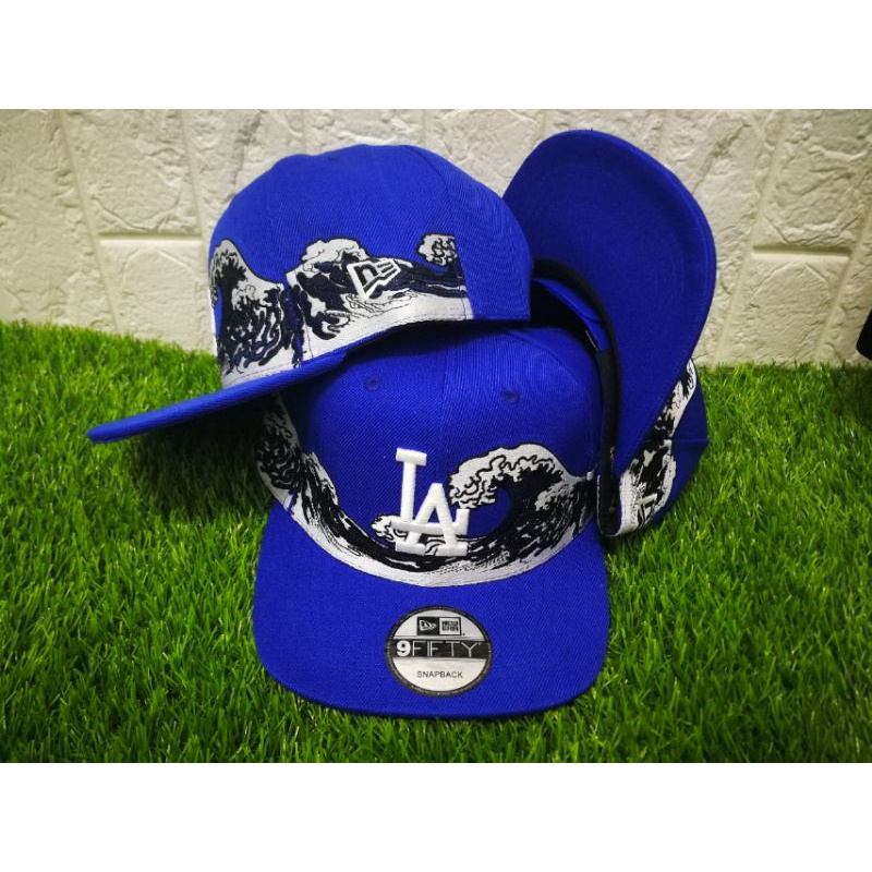 New Design LA Snapback Cap (Kain Wood) | Shopee Malaysia