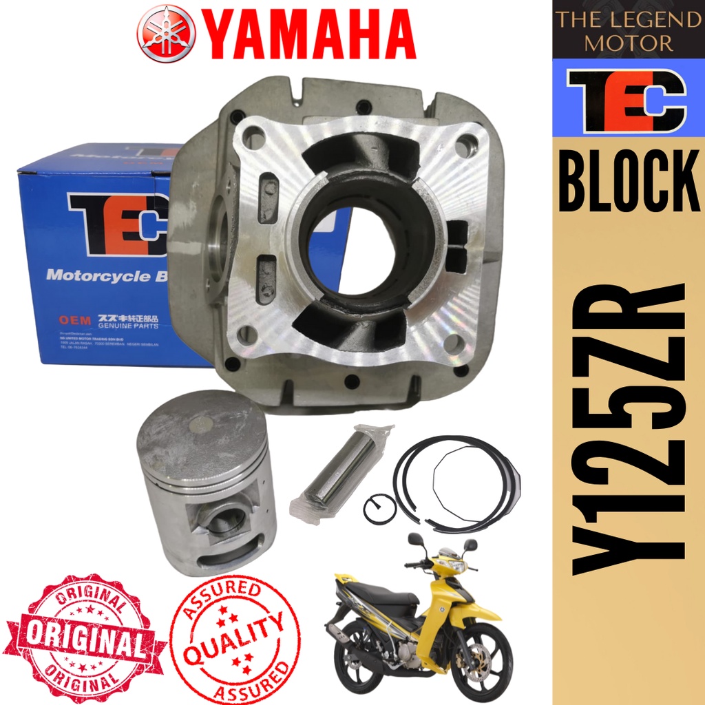 YAMAHA Y125ZR CYLINDER Block ASSY BLOK Set COMPLETE PISTON RING TEC 54MM STANDARD 57mm Racing ...