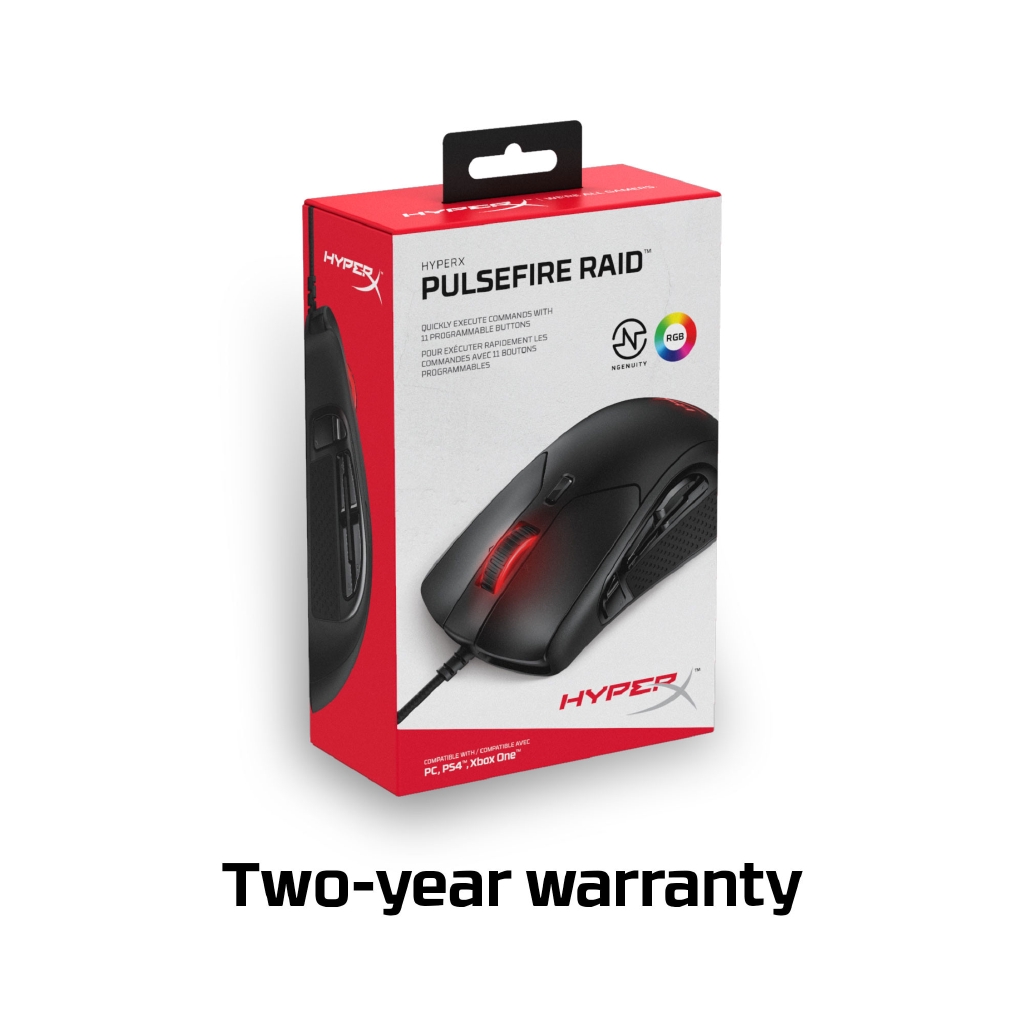 HyperX Pulsefire Raid Ergonomic Gaming Mouse - HX-MC005B(4P5Q3AA ...