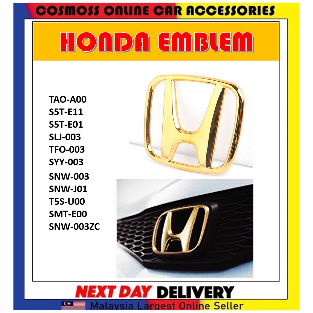 GOLD - Honda City JAZZ CIVIC BR-V CR-V HR-V ACCORD ODYSSEY STREAM Type ...