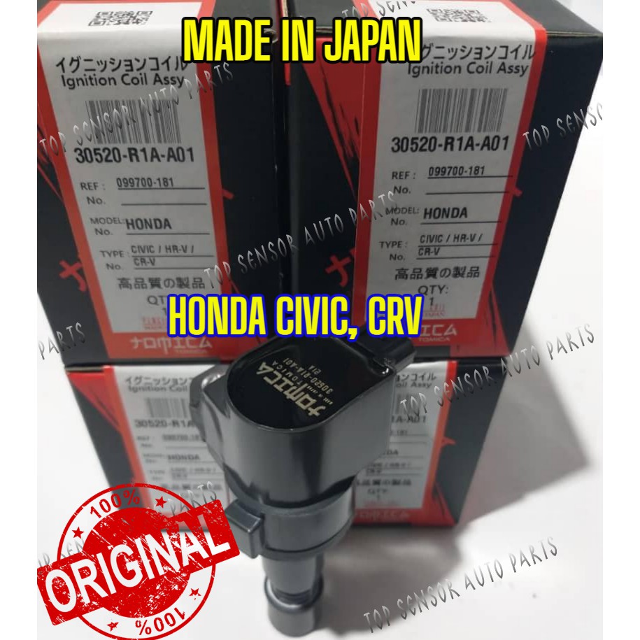 HONDA CIVIC TRO 1.8,HRV 1.8,ACCORD T2A 2.0,CRV TOA 2.0 PLUG COIL ...