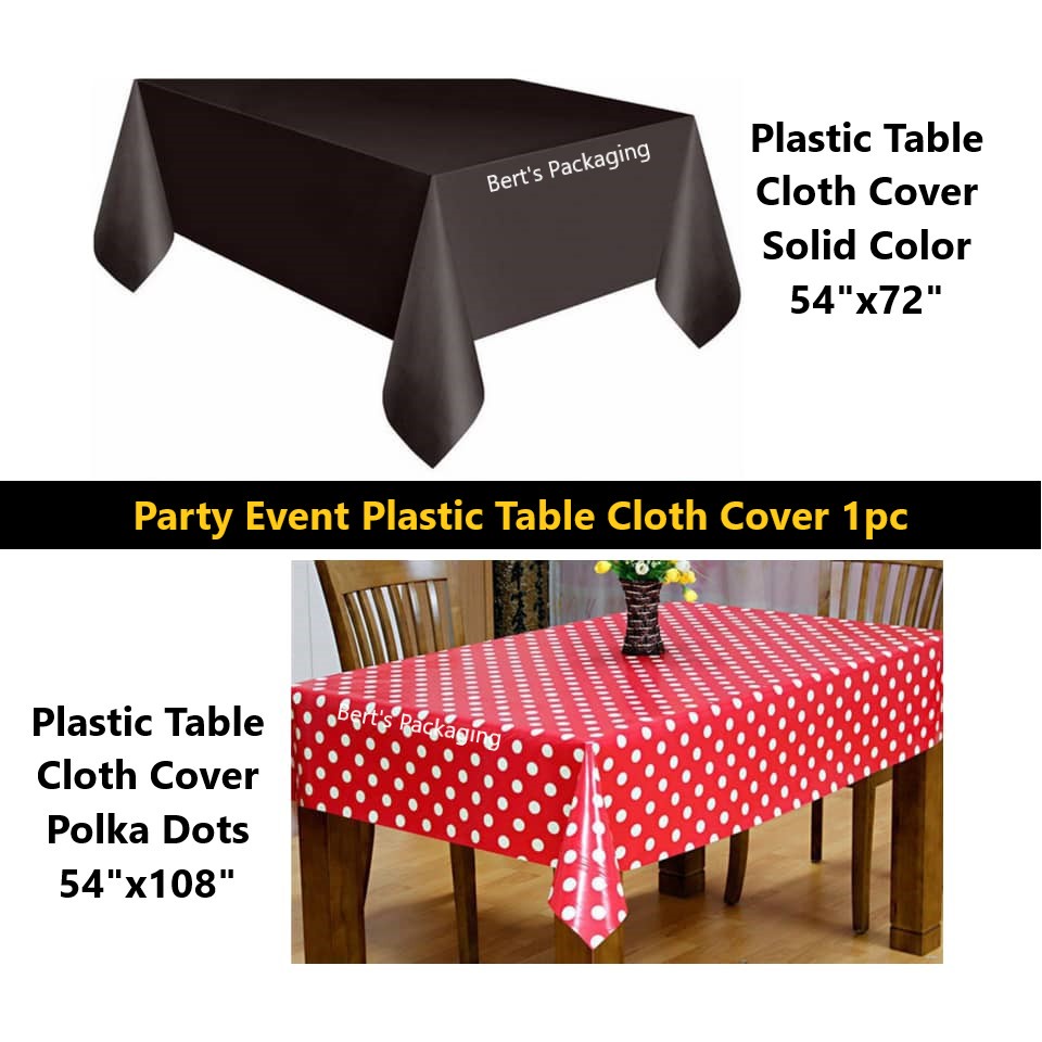 Alas Meja Plastik Hari Raya 1pc | Party Table Cover | Wedding ...