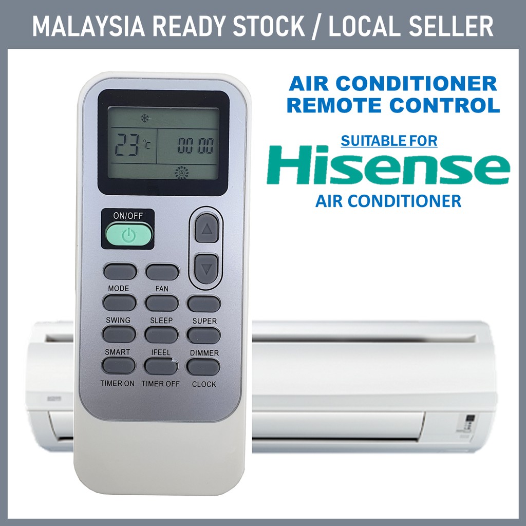 Hisense Replacement For Hisense Air Cond Aircond Air Conditioner Remote ...
