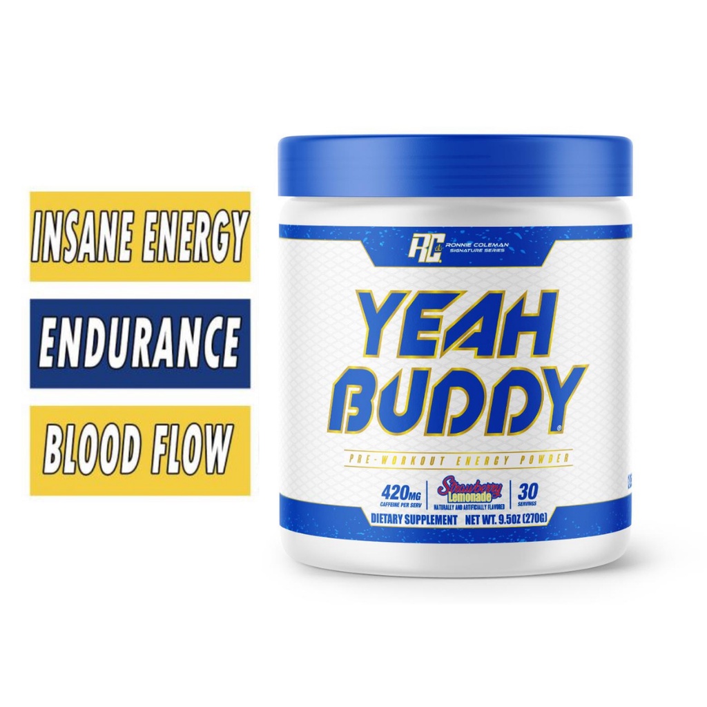 Ronnie Coleman Yeah Buddy Pre-workout, 30 Servings - Pre Workout ...