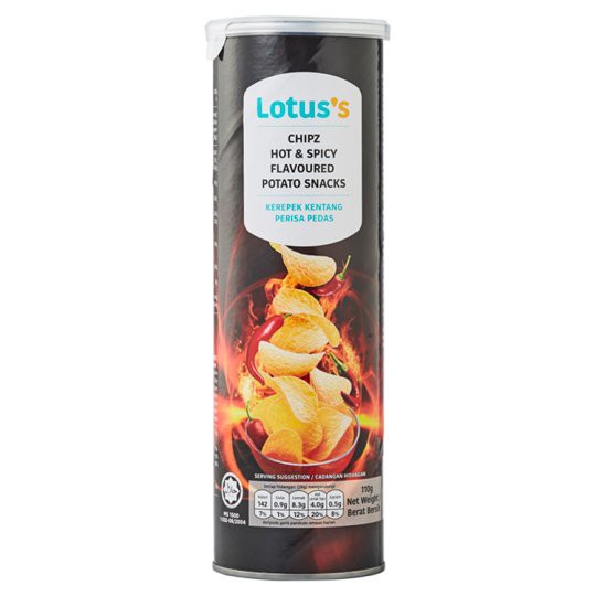 Lotus's Tesco Chipz Smoky BBQ / Sour Cream Onion / Hot & Spicy ...