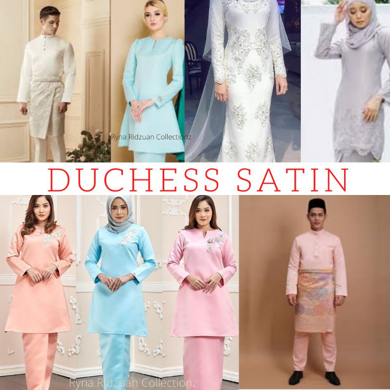Duchess Bridal Satin || Trend Raya 2025" 🔥🔥Boleh beli by Meter ♥ ...