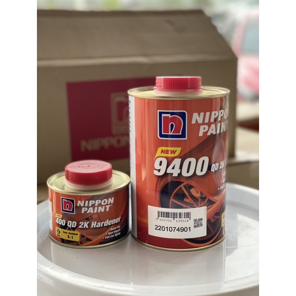(set) Nippon Paint 2k 9400 Clearcoat 4:1 Fast Dry (cepat kering ...