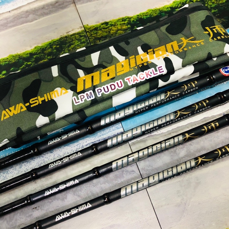 AWA-SHIMA 2022 MAGICIAN FISHING ROD SPINNING ROD | Shopee Malaysia