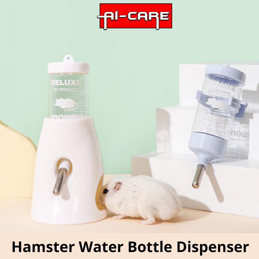 Hamster Drinking Water Bottle Jug Hanger 80ml Water Dispenser with Clip ...