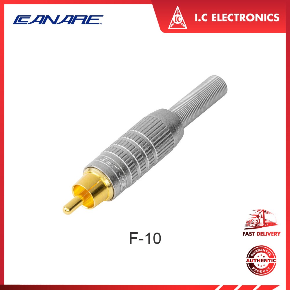 Canare F-10 Deluxe Clamp RCA Plug - MADE IN JAPAN | Shopee Malaysia