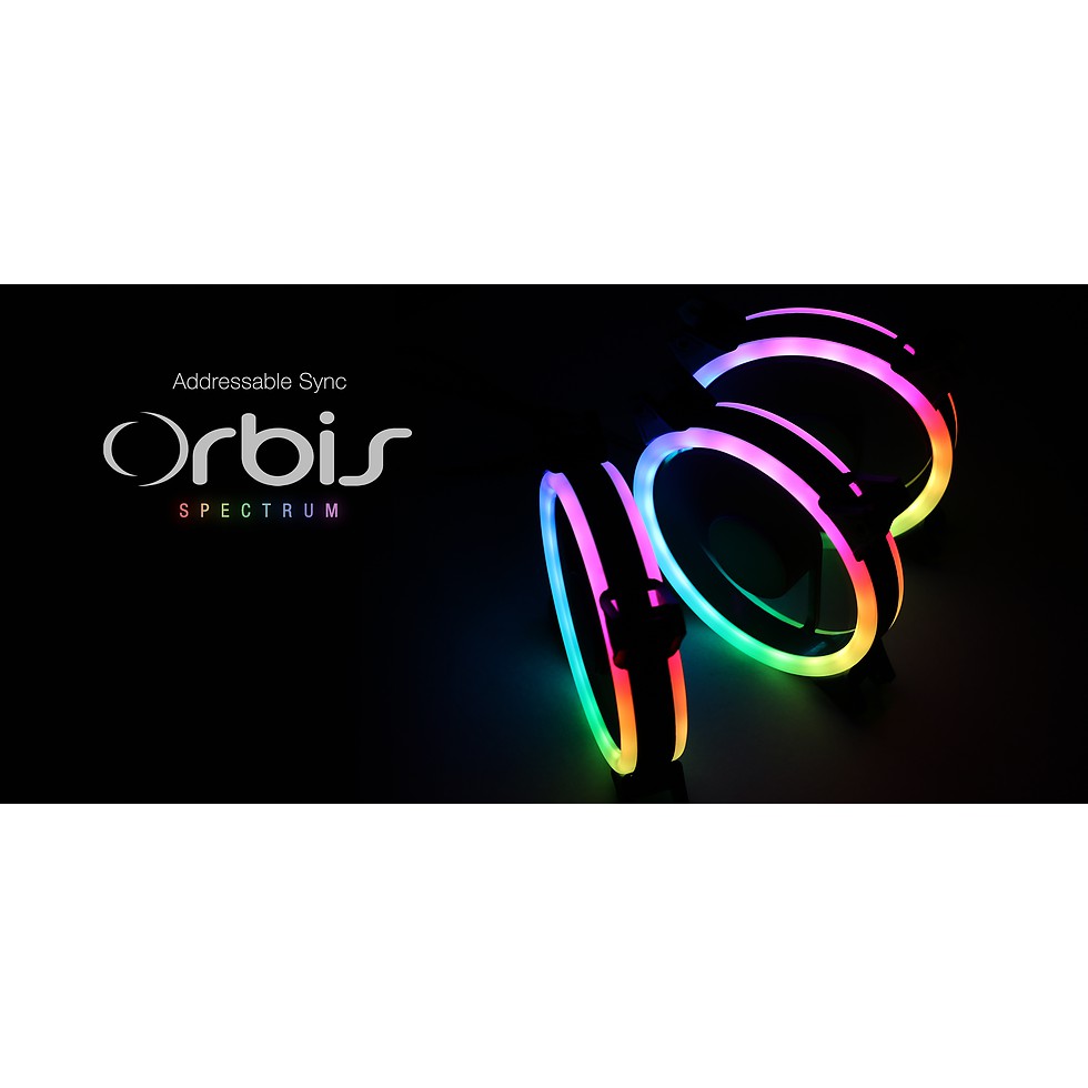 Tecware Orbis Spectrum 120mm RGB Single Pack Casing Fan (Ready Stock ...