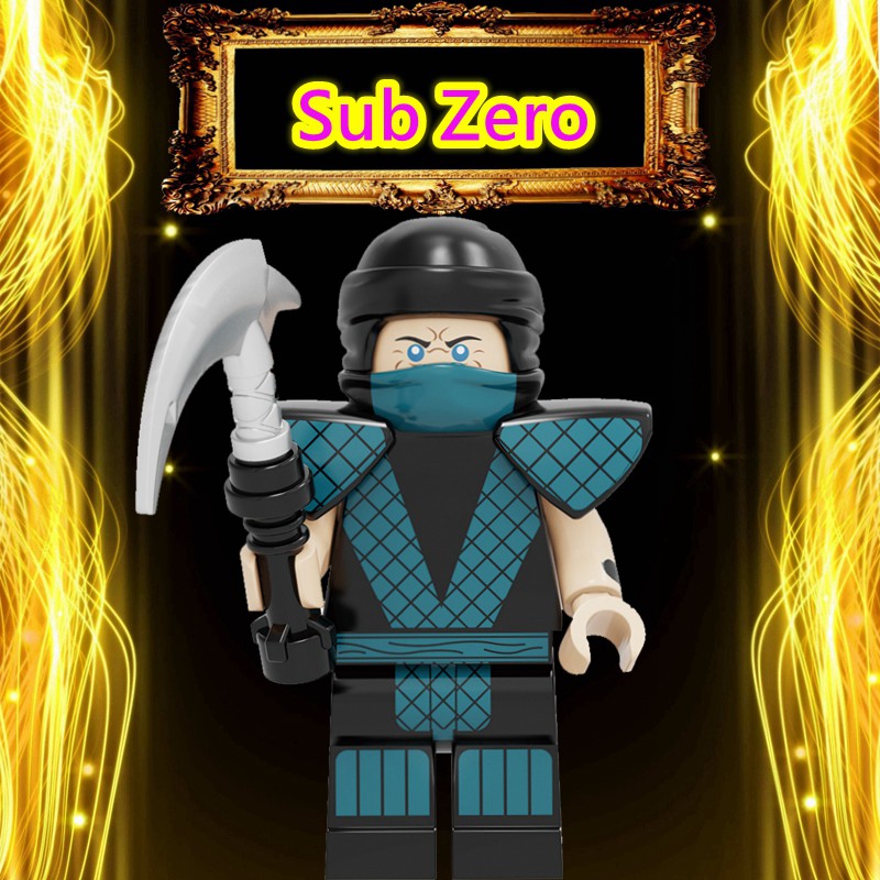 Game Mortal Kombat Sub Zero Shao Kahn Building Blocks Toys For Children ...