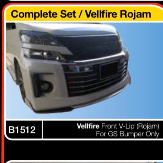 Toyota vellfire ANH20 GS ROJAM Bodykit body kit front side rear lip ...