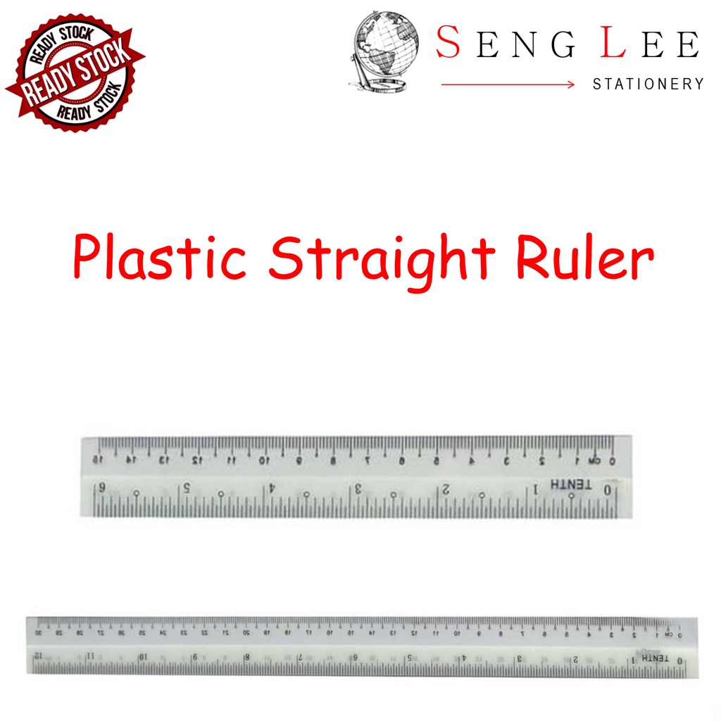 Plastic Straight Ruler 6" 15cm / 12" 30cm Bendable / Soft / Flexible Student Ruler / Pembaris 尺 ...