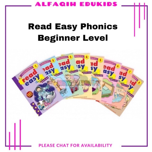 Read Easy Phonics 8 buah buku, defect (lelong) | Shopee Malaysia
