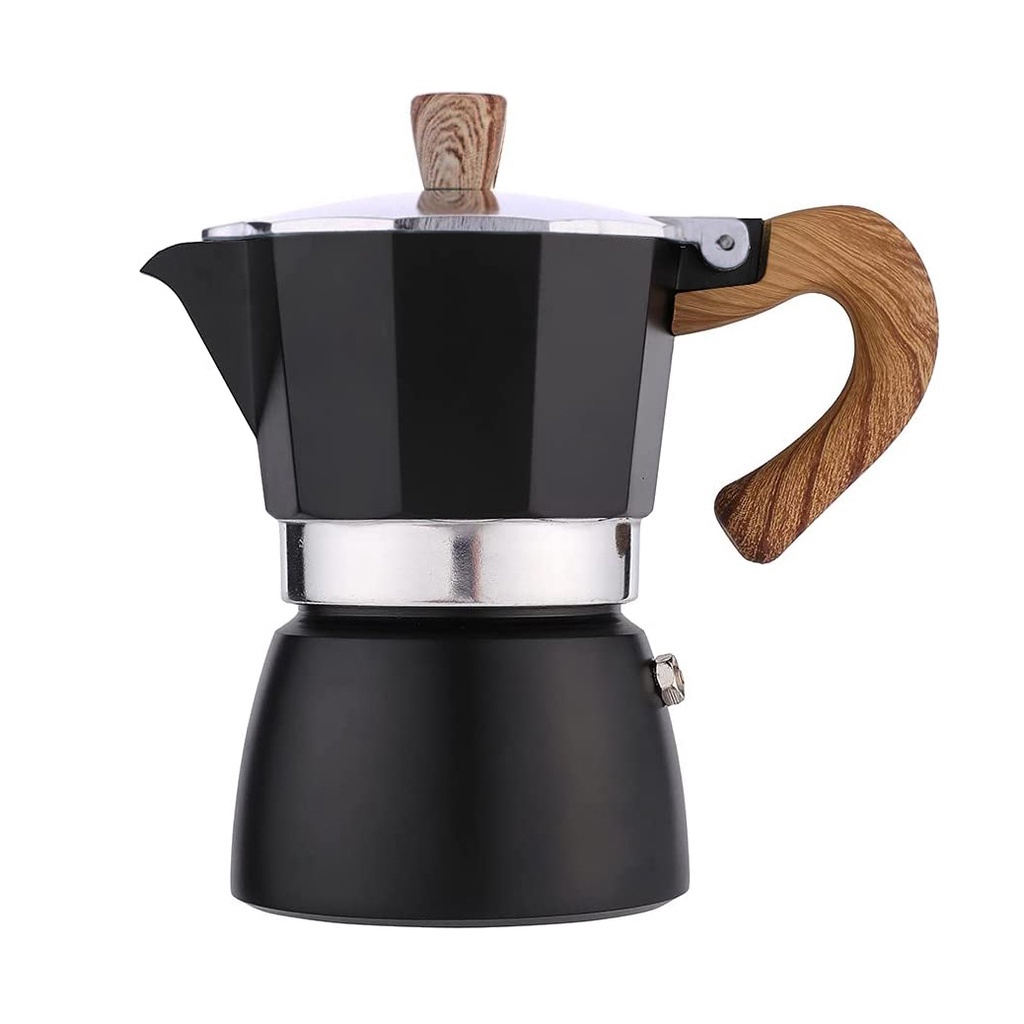 TAZZE COFFEE POT Moka Pot Coffee Makers Italian Drip Top Mocha Espresso ...