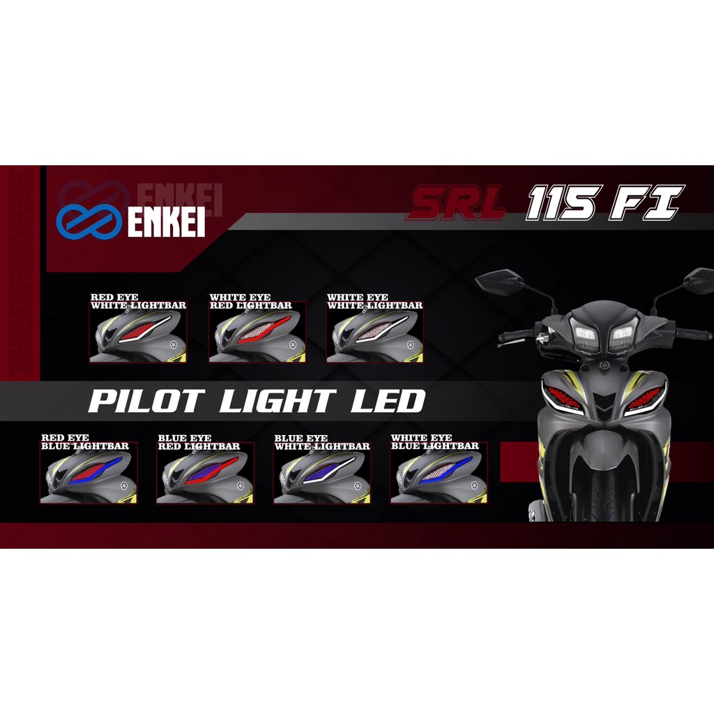 ZHIPAT VISS ENKEI SRL115 Fi MATA GABAN PILOT LAMP PILOTLAMP FRONT ...