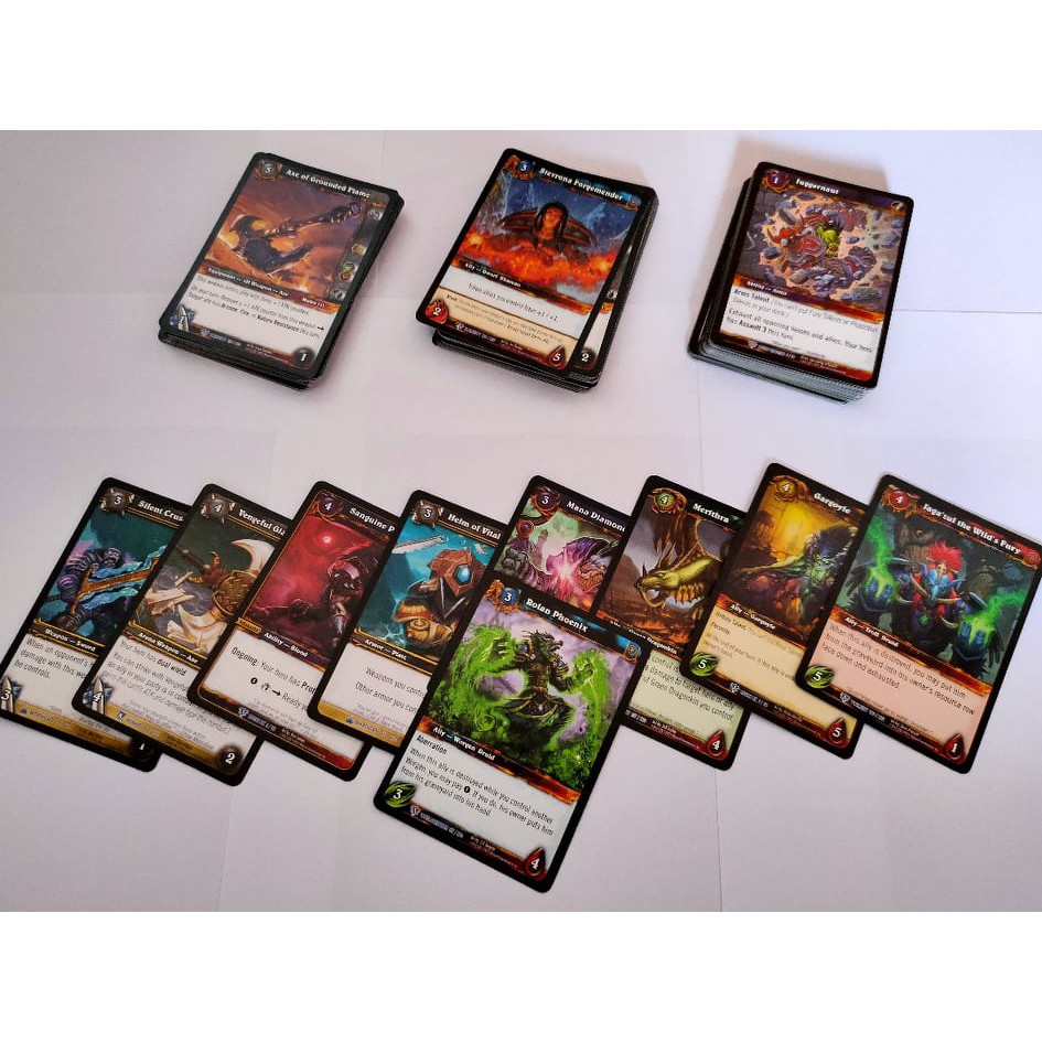 World Of Warcraft Trading Card Game [TCG] - Random Rare + 3 Random common + 1 Random Uncommon ...