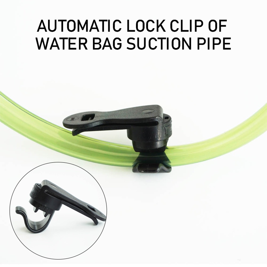 Universal Magnetic Water Bladder Tube Clip - Removable Hydration Pack ...