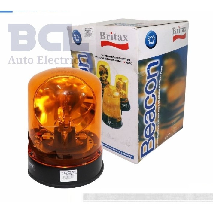 Rotary Beacon Light DC 12V/24V Revolving Light Amber Warning Lamp ...