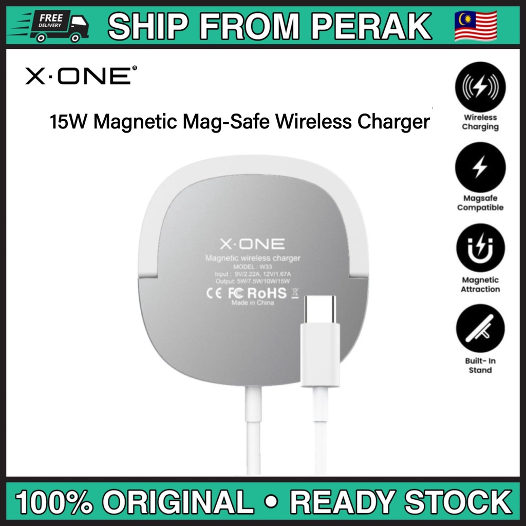 X-One 15W Magnetic Wireless Fast Charging Charger | Shopee Malaysia