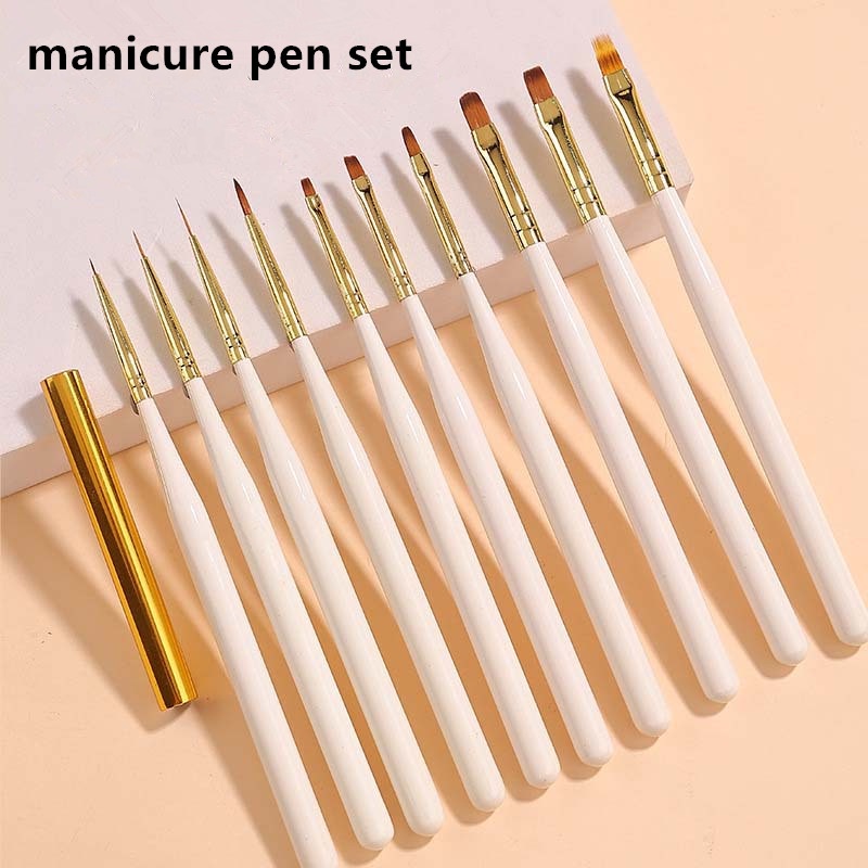 Nail art pen set 1 full set of commonly used color painting pen pull ...