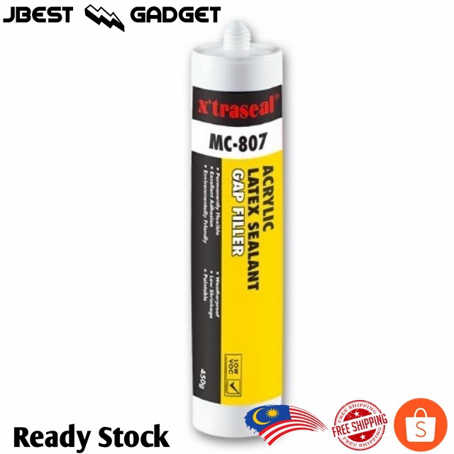 MC-807 Gap Filler X'Traseal Acrylic Latex Sealant (450gm ) | Shopee Malaysia