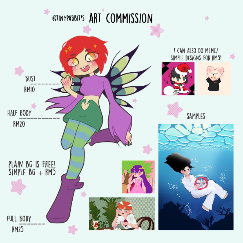 digital art commissions (pm for more details) | Shopee Malaysia