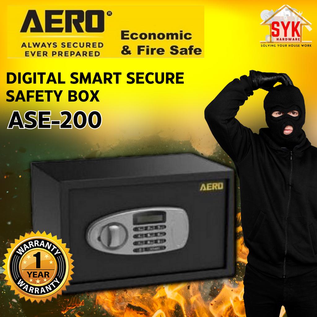 SYK ASE-200 AERO Economic Fire security Safety Box Money Jewellery ...