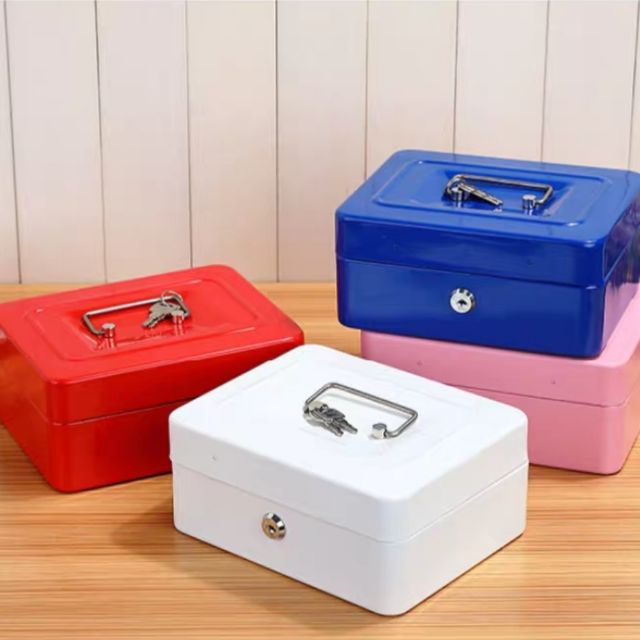 Ready Stock # Money Coins Box Organiser / Lockable Safety Cash Box ...