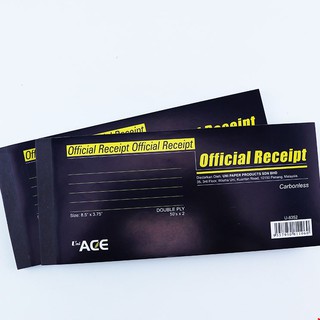 Uni Paper Official Receipt / Resit Rasmi 25's x 2Ncr (SCR-6060) BUY 10 ...