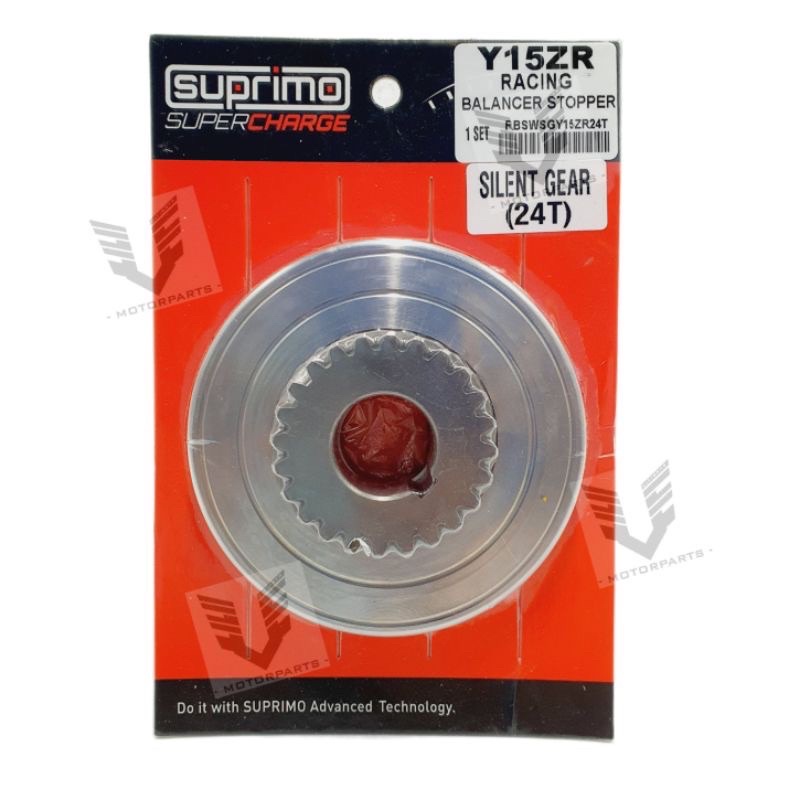 Yamaha Y15ZR V1 V2 Suprimo Racing Balancer Stopper With Silent Gear 24T ...
