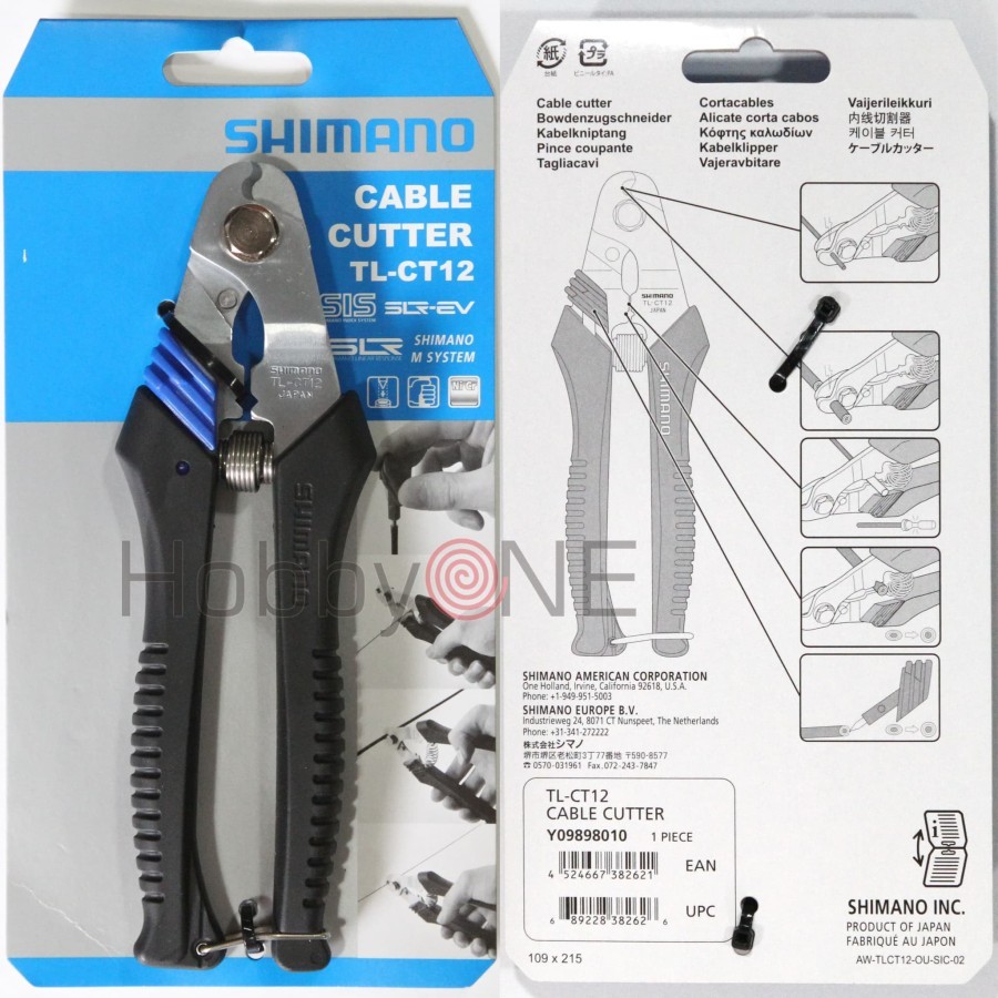 Shimano TL-CT12 Cable Cutter 4 In 1 - Inner Outer Cable Cutting Pliers ...