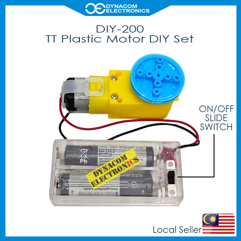 DIY-200 TT Plastic Motor DIY Set School Project [RBT Projek Sekolah ...