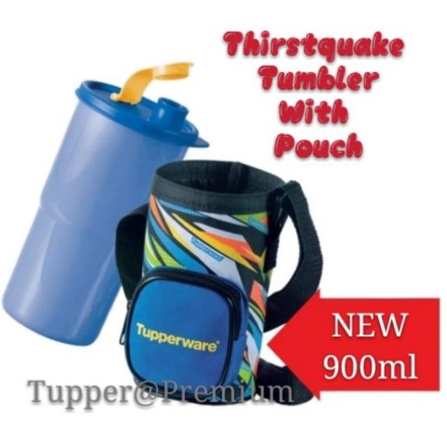 (Ready Stock)Tupperware Thirstquake Tumbler With Pouch(1pc) | Shopee ...
