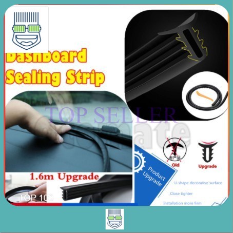 1.6M Car Dashboard Sealing Strip Weatherstrip Rubber Sound Insulation ...