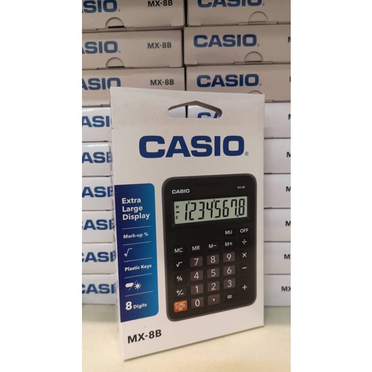 Promo.Casio MX-12B-BK 12 Digits Calculator (100% Original) | Shopee ...