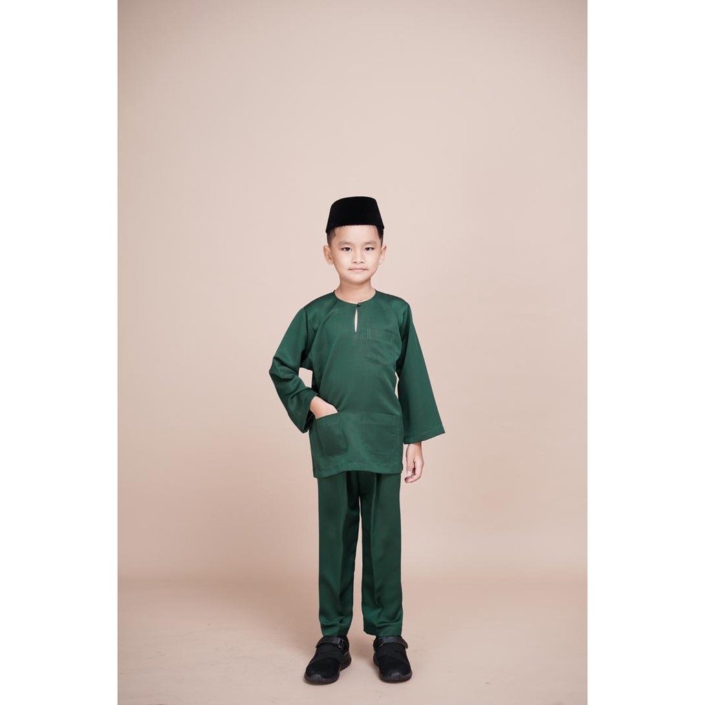 (7 Hingga 10 tahun) Baju Melayu BudakTeluk Belanga berpesak dan Baju ...
