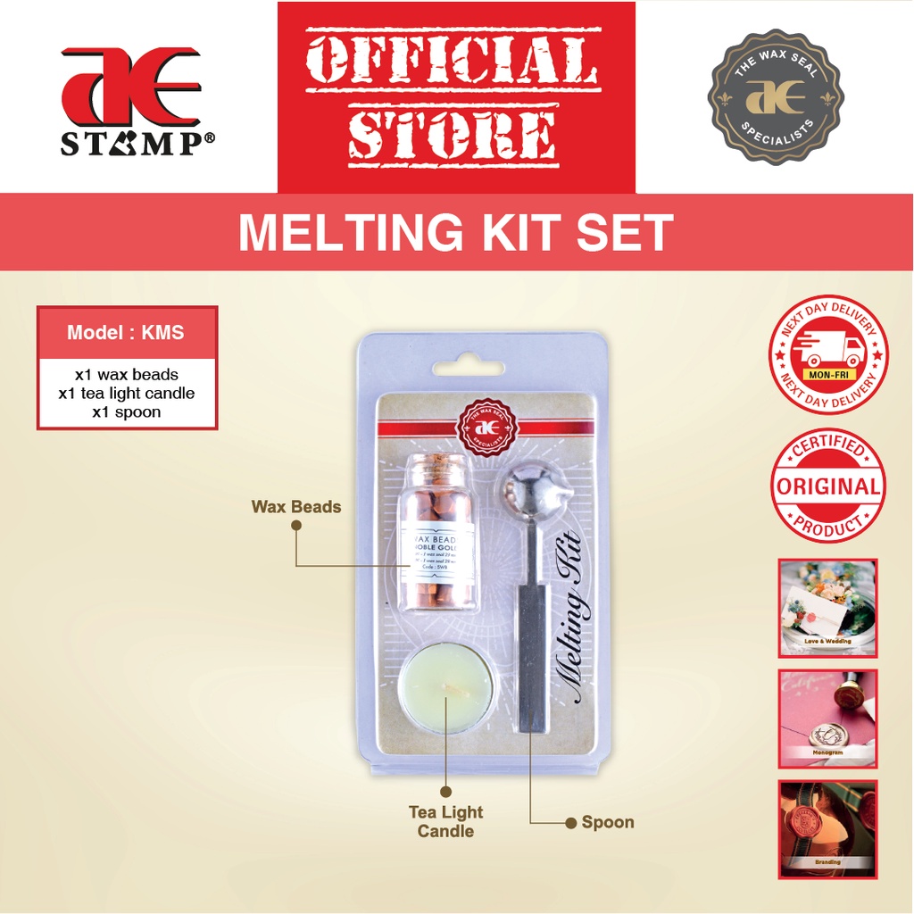 Set Kit Pelebur Lilin | Manik Lilin Cop Wax Sudu Lilin Aksesori Cop Lilin Kahwin | Set Kit Manik ...