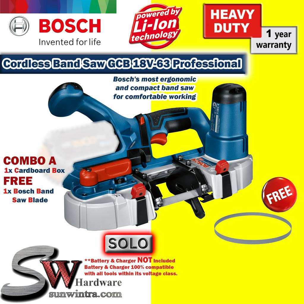 COMBO Bosch Cordless Band Saw GCB18V-63 Professional, F.O.C Band Saw ...