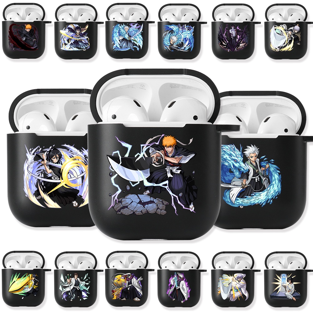 Japanese Bleach Anime Black Soft Silicone Case for Airpods Pro 3 2 1 ...