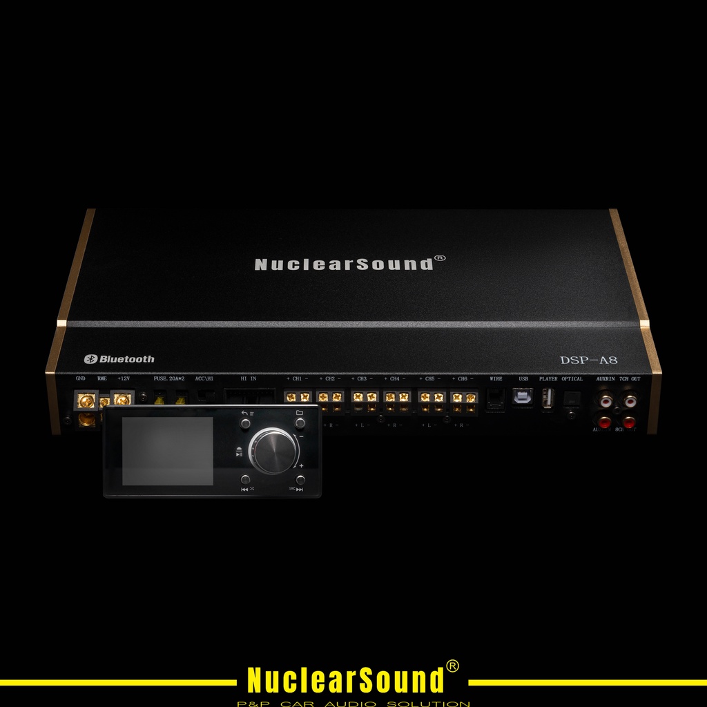NuclearSound High Power DSP A8 31 Band Time alignment Crossover ...