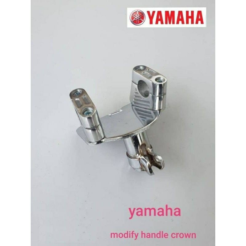 YAMAHA EGO / EGOS / EGO'S - MODIFY HANDLE CROWN (CHROME) | Shopee Malaysia