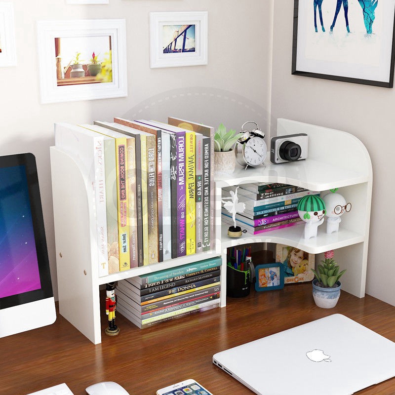 Bookshelf Book Rack Study Decoration Storage Rack Rak Buku Rack Simple ...