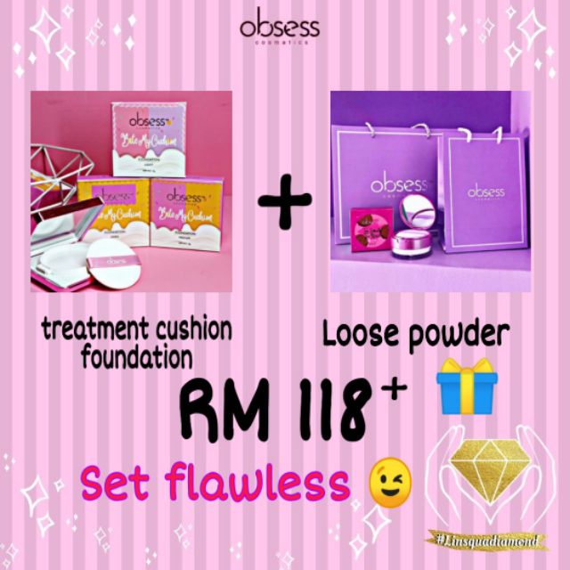 Obsess cosmetic * SET FLAWLESS * with 🎁🎁 (ready stock) 🔥🔥HOT SELLING 🔥🔥 ...