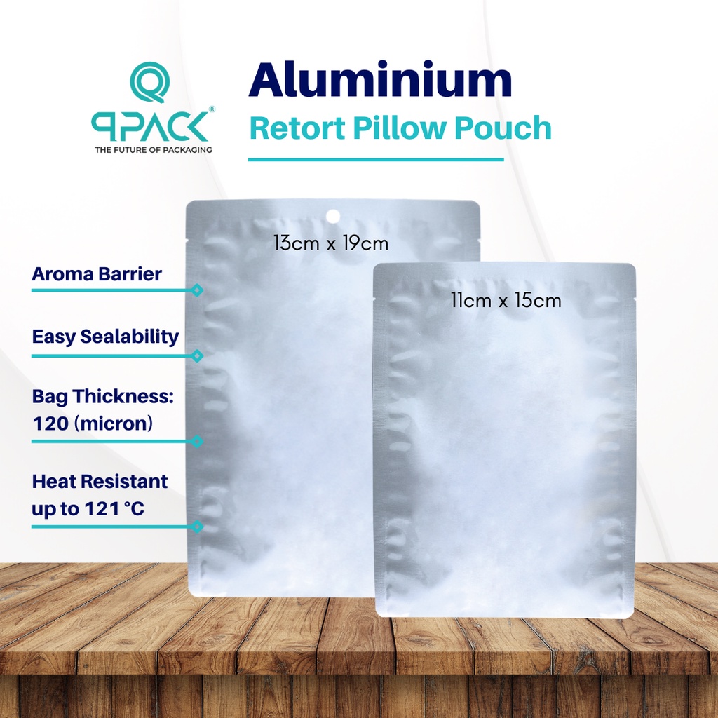 Aluminium Retort Pillow Pouch (100pcs) | Shopee Malaysia