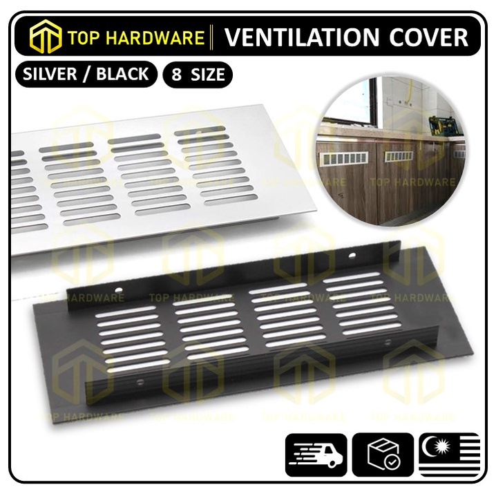 TOP🇲🇾 Aluminium Air Ventilation Cover Air Hole Cover Panel Rectangle ...
