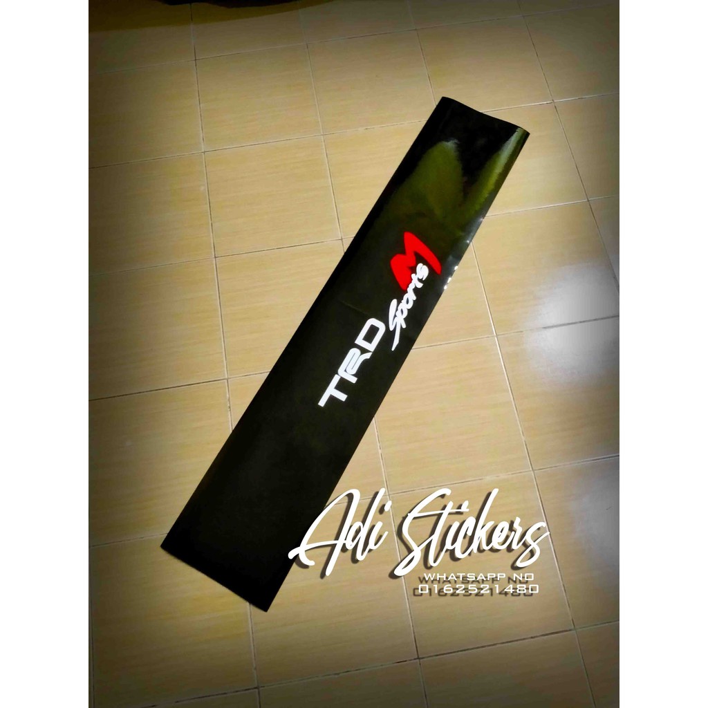 Sticker windshield TRD Sport M Myvi Passo Alza Sette Wish Toyota Vios ...