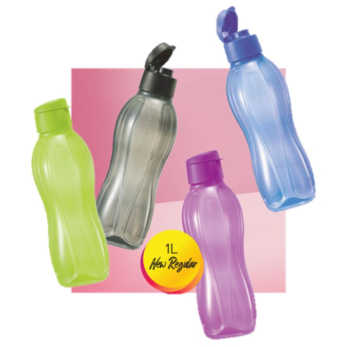 Tupperware Eco Bottle (1 pcs) - 1L / 750ml / 500ml , Botol air ...