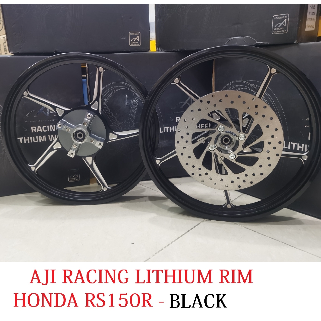 Aji Racing Sport Rim FG511 RS150 With Bearing(160/185-17)INCLUDE FR DISC PLATE | Shopee Malaysia